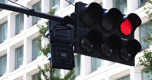 Pedestrian Traffic Light at the crossing Street in Tokyo, Japan - 4K ...