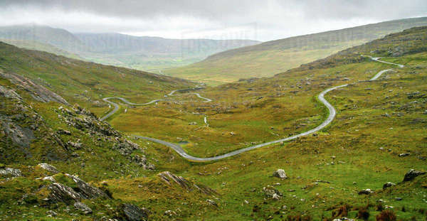 The Healy Pass, Cork, Ireland - Stock Photo - Dissolve