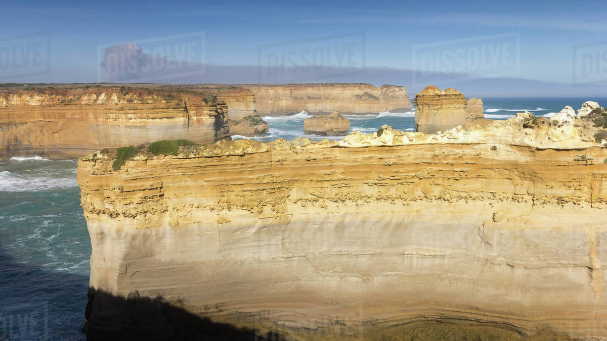 Rock formations, Port Campbell, Victoria, Australia - Stock Photo ...