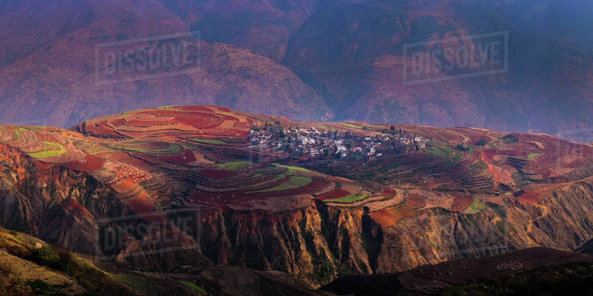 Dongchuan Red Land, Kunming, Yunnan, China - Royalty-free Stock Photo ...