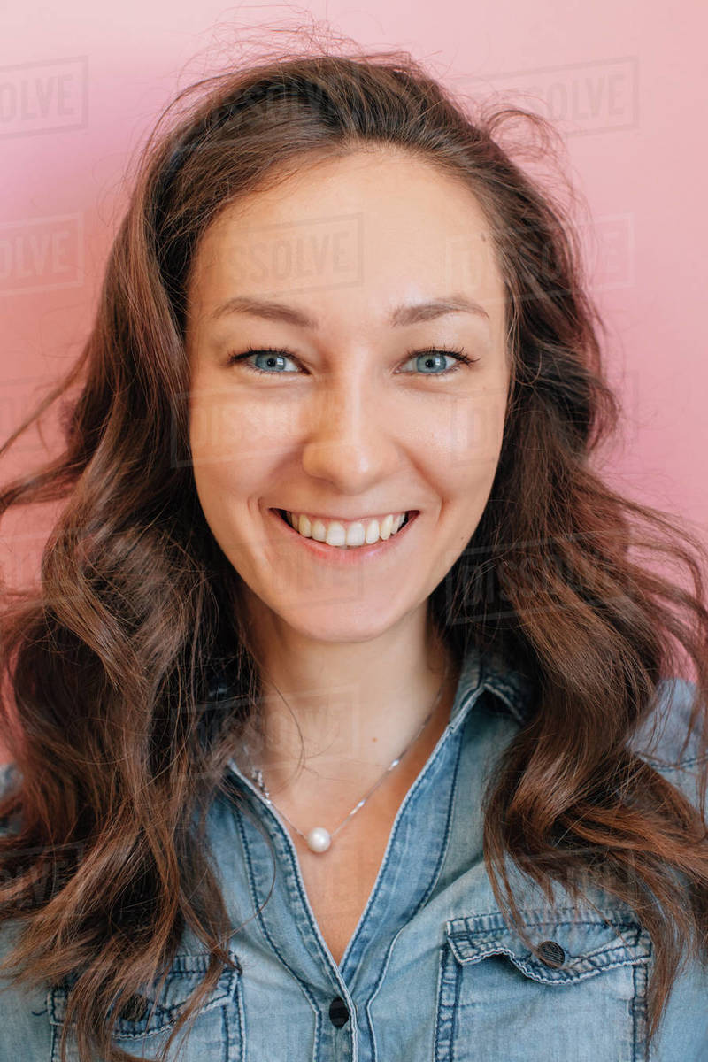 Portrait of a smiling woman - Royalty-free Stock Photo | Dissolve