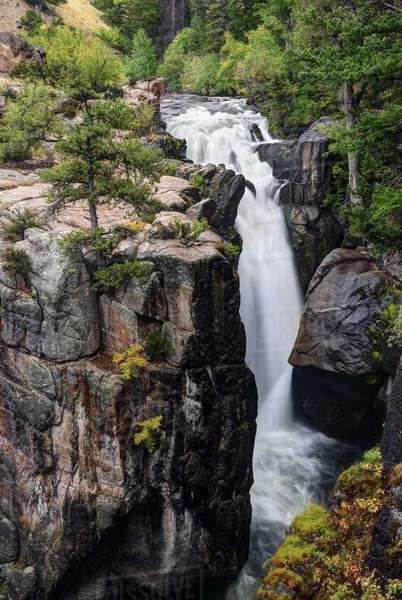 Shell Canyon Falls, Bighorn National Forest, Wyoming, USA - Royalty ...