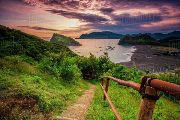 Payangan Beach at sunset, Jember, Indonesia - Royalty-free Stock Photo ...