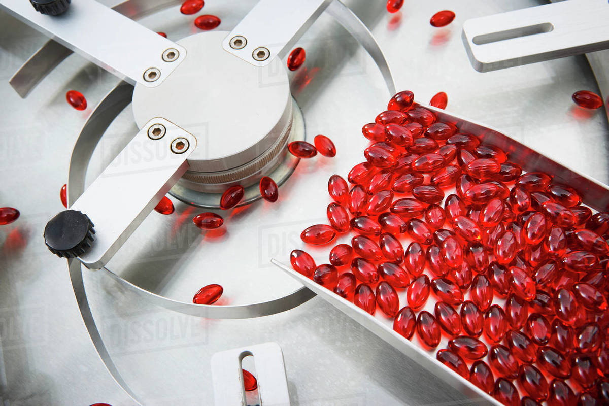 Process and packaging manufacturing tablets and pills industrially for ...