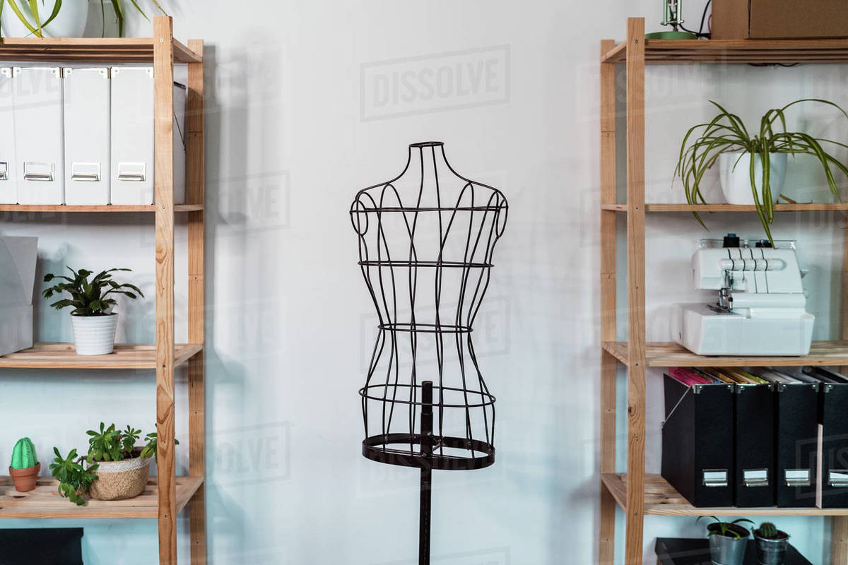Wire dummy standing in modern loft style studio - Royalty-free Stock ...