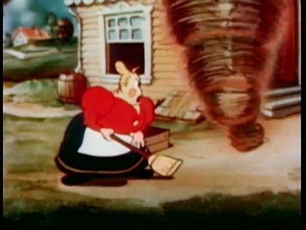 Cartoon of feisty woman battling tornado - SD Royalty-free Stock Video ...