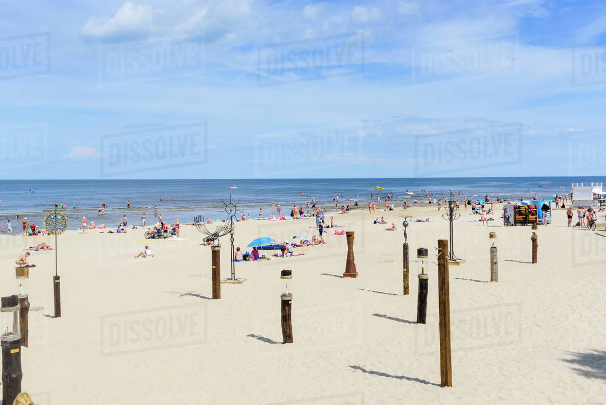 Jurmala Beach, Gulf of Riga, Latvia, Europe - Royalty-free Stock Photo ...