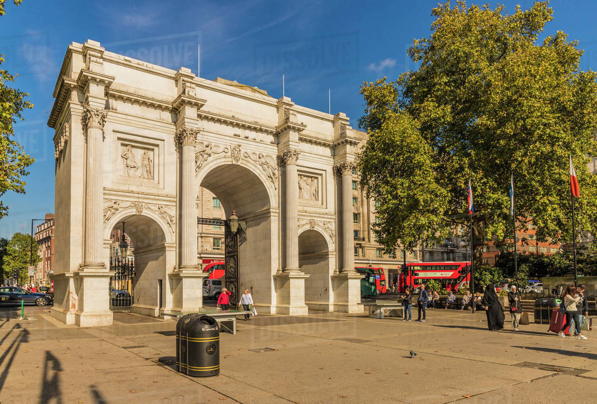 Marble Arch, London, England, United Kingdom, Europe - Royalty-free ...