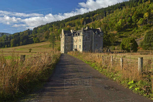 Castle Menzies, the ancestral seat of Clan Menzies, Weem, near ...
