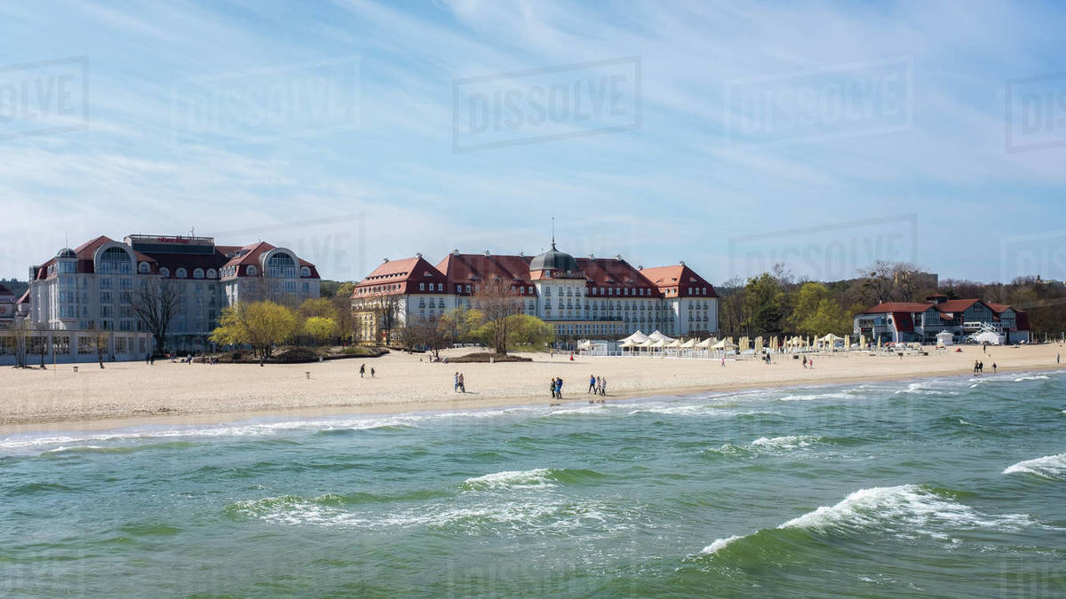 Sopot Beach, Poland, Europe - Royalty-free Stock Photo | Dissolve