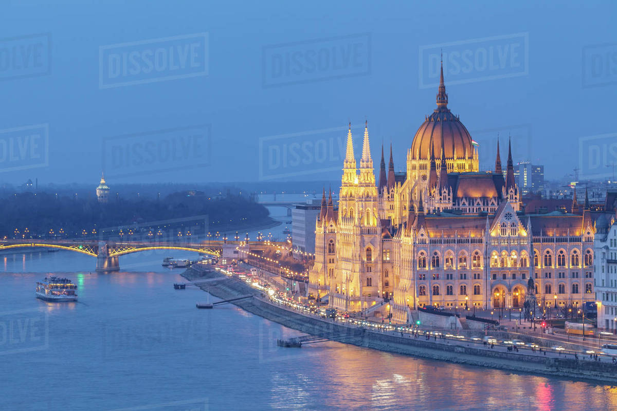 Sitting on the banks of the River Danube, the Hungarian Parliament ...