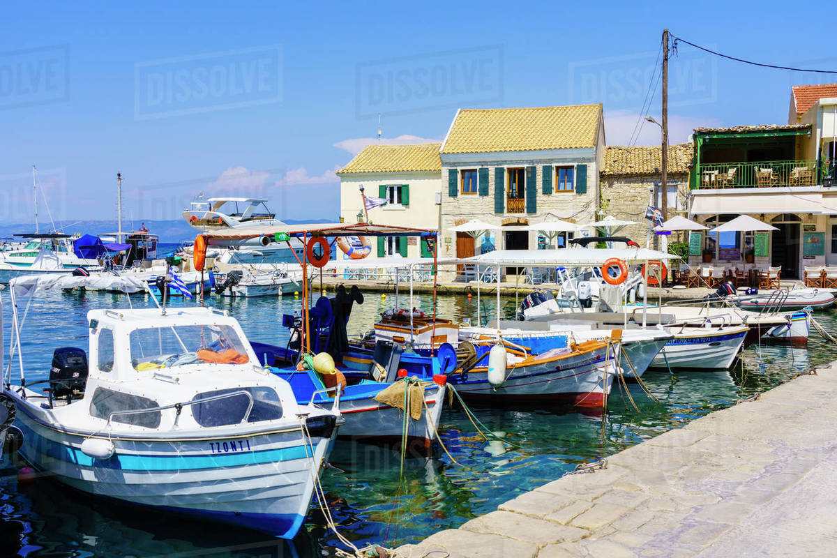 Loggos (Longos), Paxos, Ionian Islands, Greek Islands, Greece, Europe ... Loggos (Longos), Paxos, Ionian Islands, Greek Islands, Greece, Europe ...