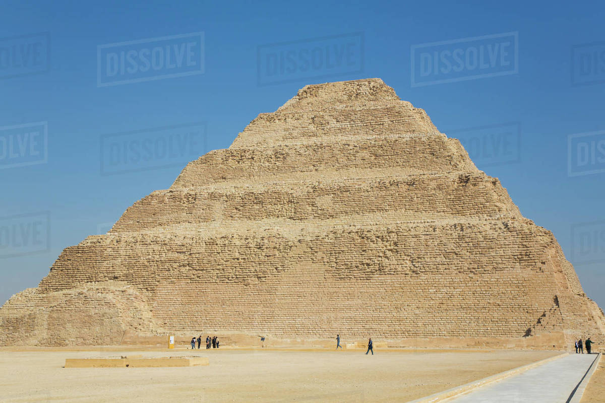 Djoser's Step Pyramid, Step Pyramid Complex, UNESCO World Heritage Site ...