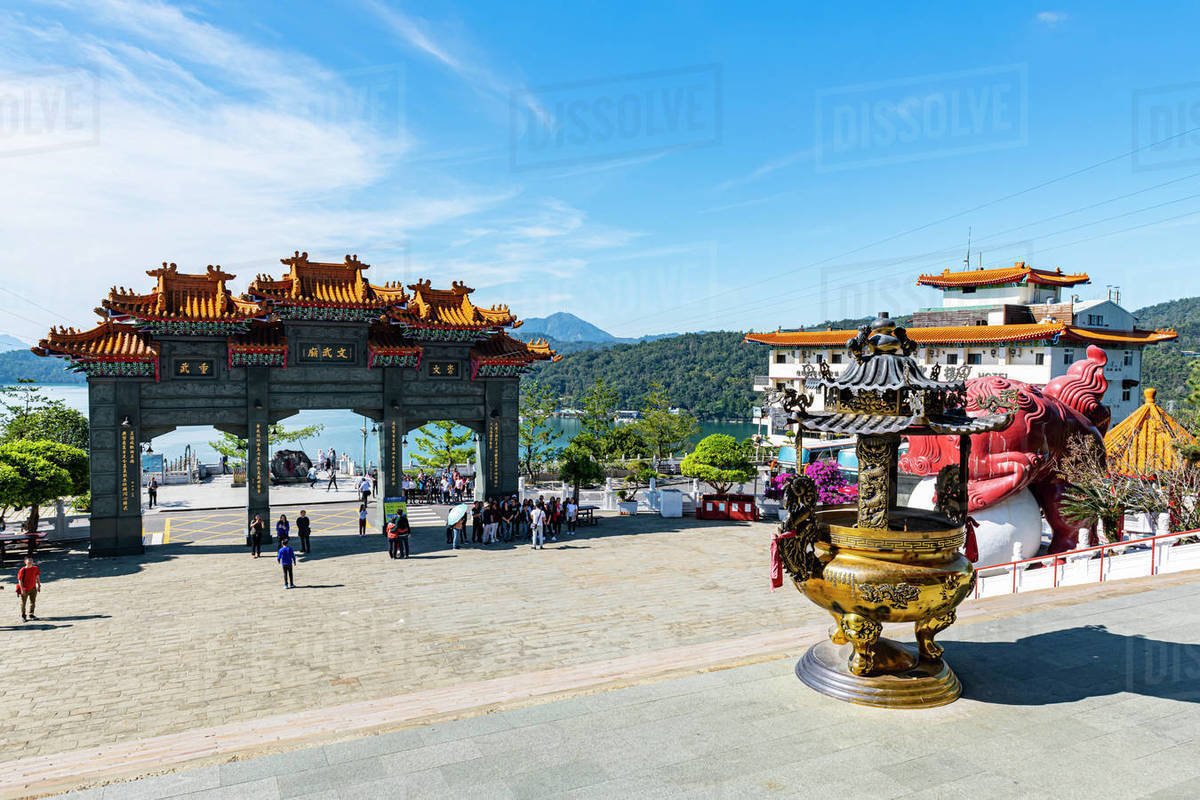 Wenwu temple, Sun Moon Lake, National Scenic Area, Nantou county ...