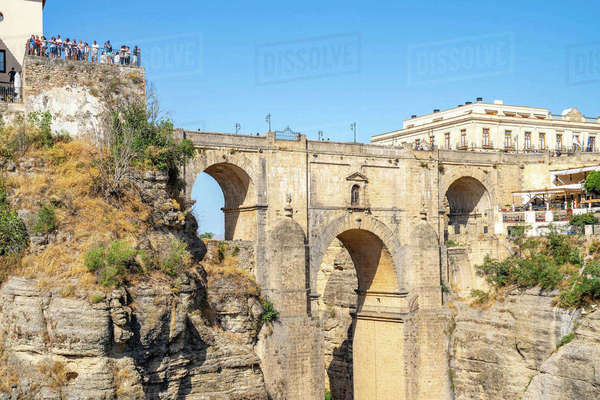 Puente Nuevo (New Bridge), the tallest of the three bridges in Ronda ...