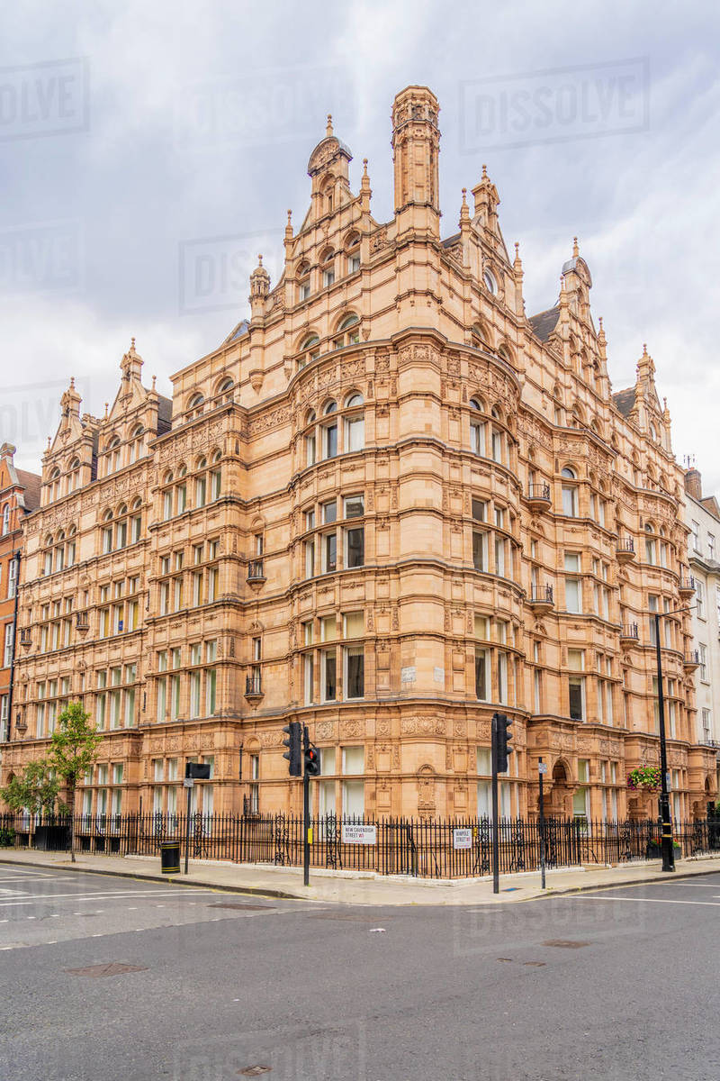 Wimpole Street in Marylebone, London, England, United Kingdom, Europe ...