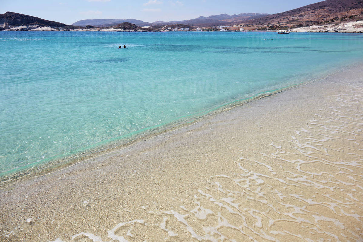 Paralia Prasse beach, Island of Kimolos, close to Milos island ...