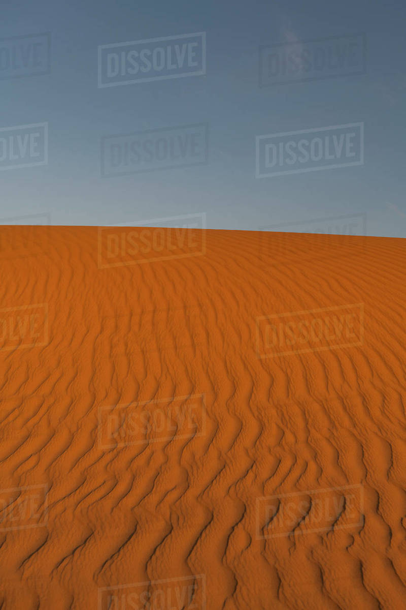 Sand ripples in the sand dunes of the Tenere Desert, Sahara, Niger ...