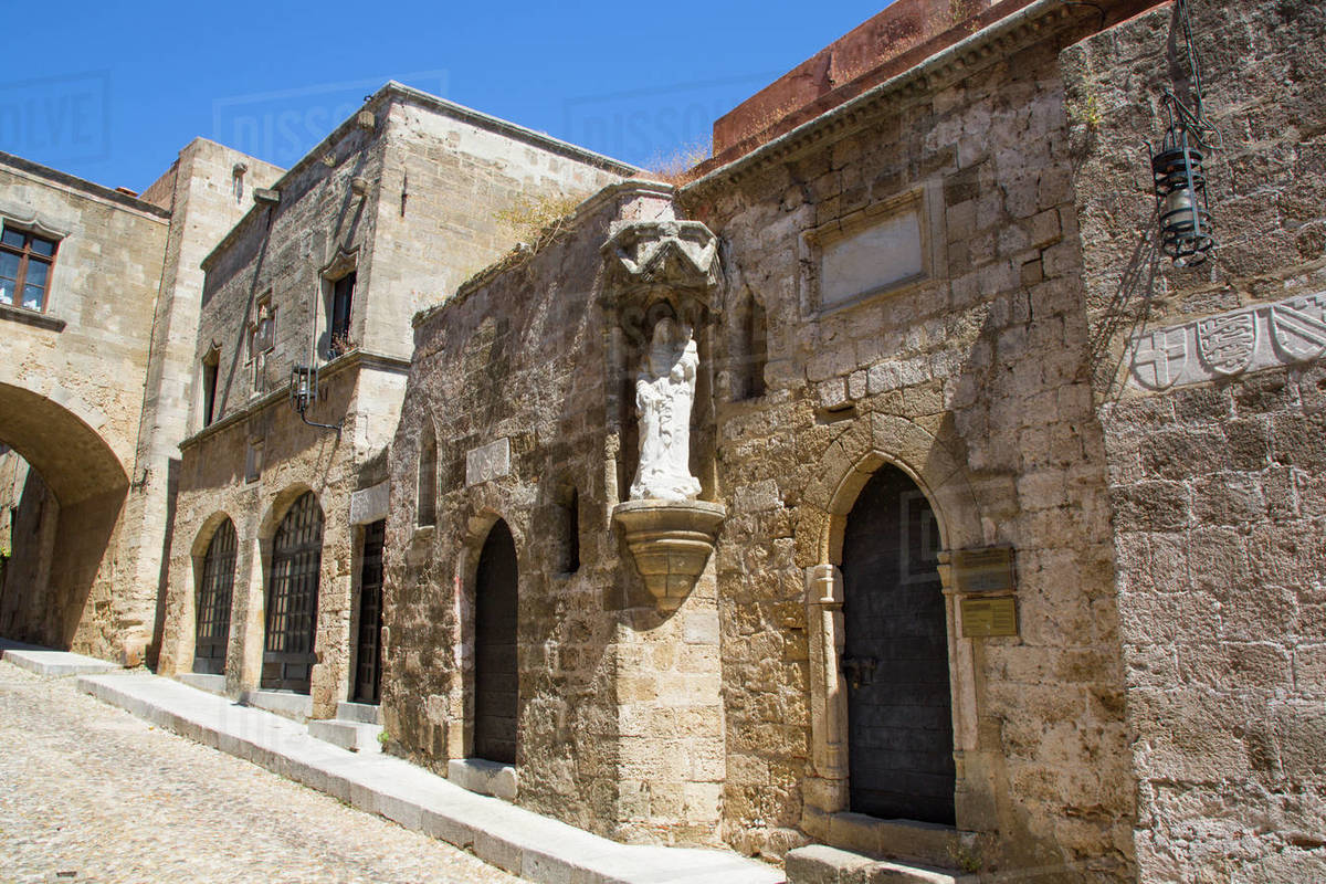 Church of St. Trinity, 15th century, Street of the Knights, Rhodes Old ...