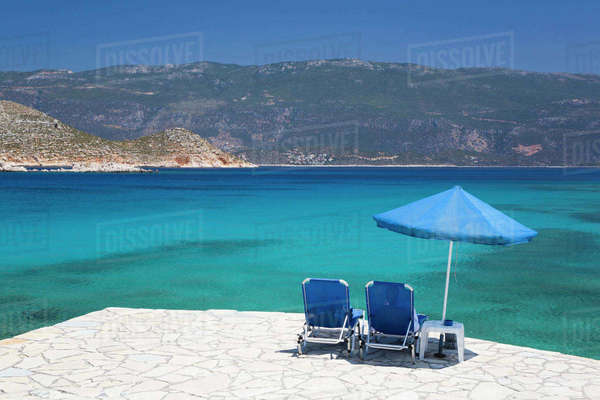 St. George Beach, St. George Island, near Kastellorizo (Megisti) Island ...