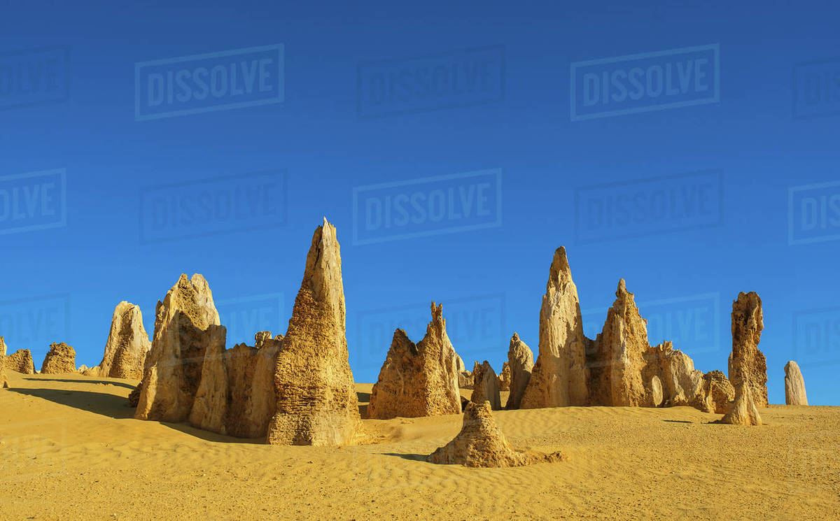 Pinnacles, rare limestone formations, dated around 30000 years old ...