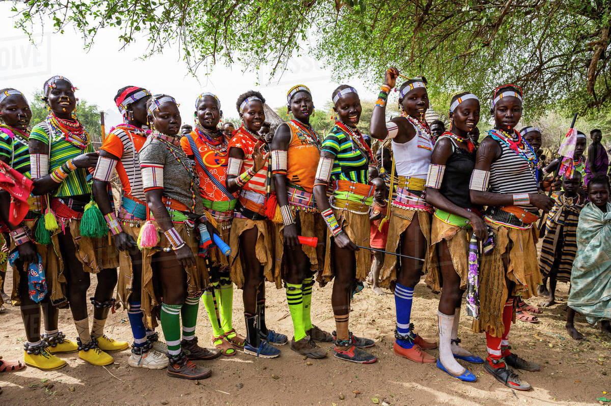 Laarim Tribe. Eastern Equatoria State Of South Sudan, Africa. - Royalty ...