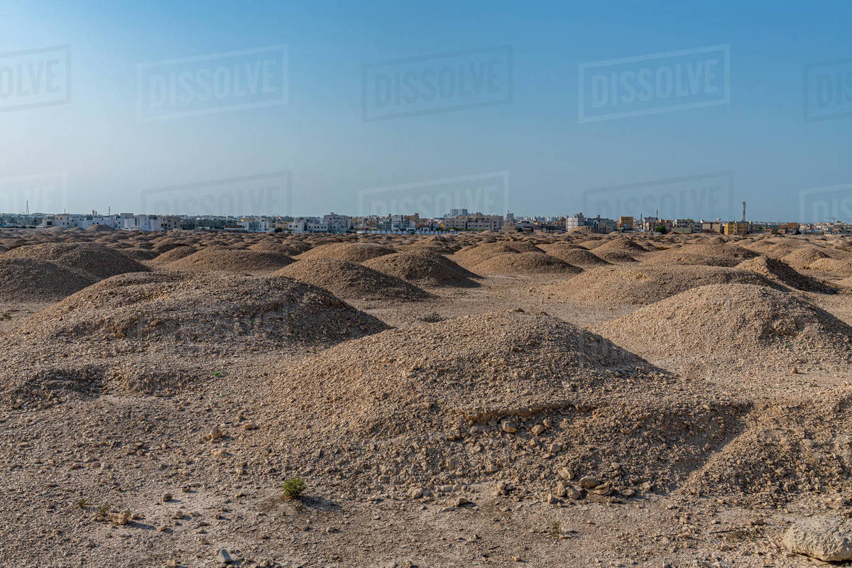 Dilmun Burial Mounds, UNESCO World Heritage Site, Kingdom of Bahrain ...