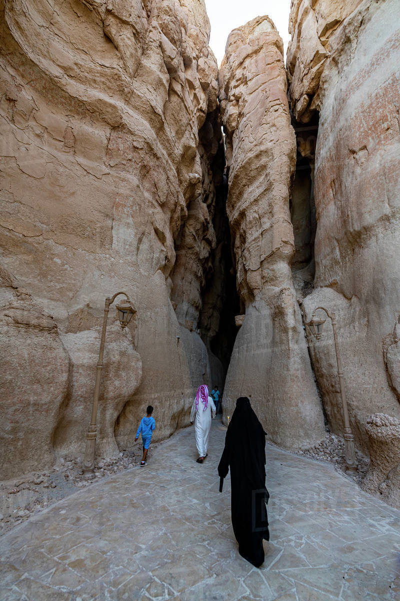Entrance to the Al Qarah mountain, Al Ahsa (Al Hasa) Oasis, UNESCO ...