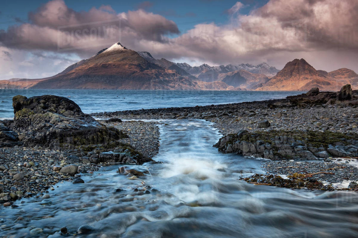 Loch Scavaig and the Black Cuillins from Elgol, Elgol, Isle of Skye ...