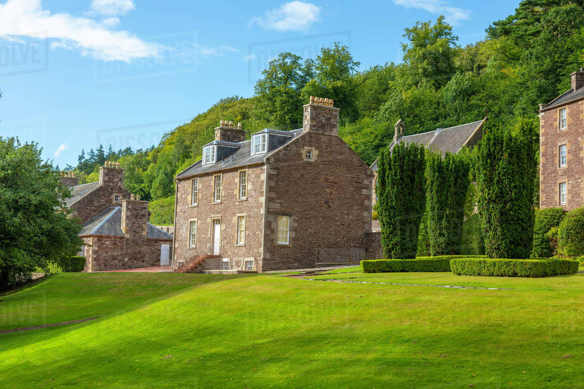 Robert Owen's house, New Lanark, UNESCO World Heritage Site ...