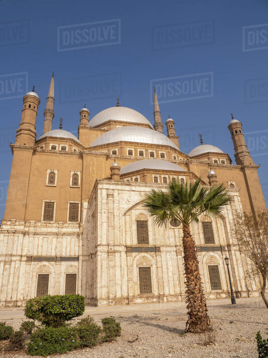 The Ottoman-era Muhammad Ali Mosque, completed in 1848, overlooking ...