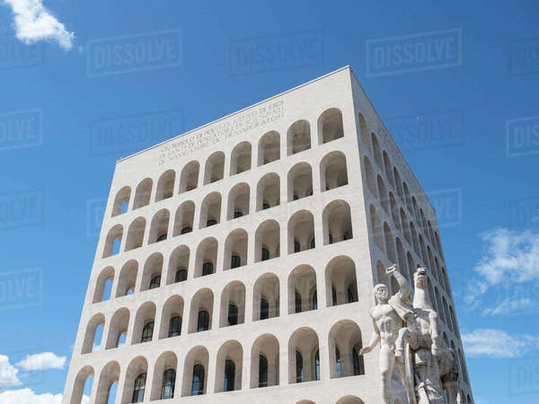 Palazzo della Civilta (Square Colosseum), Mussolini architecture, EUR ...