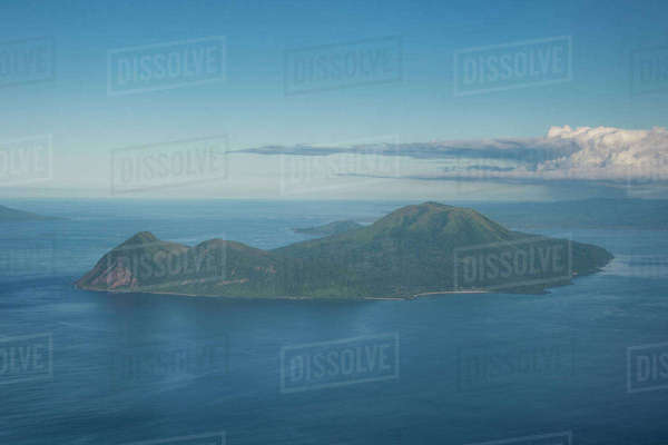 Aerial of Tongoa island, Shepherd Islands, Vanuatu, Pacific - Royalty ...