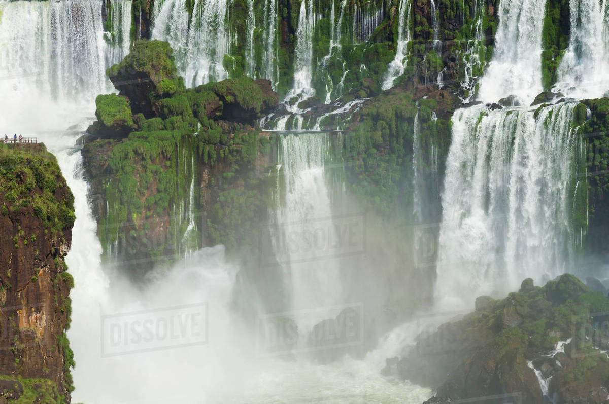 Iguazu Falls from Argentinian side, UNESCO World Heritage Site, on ...
