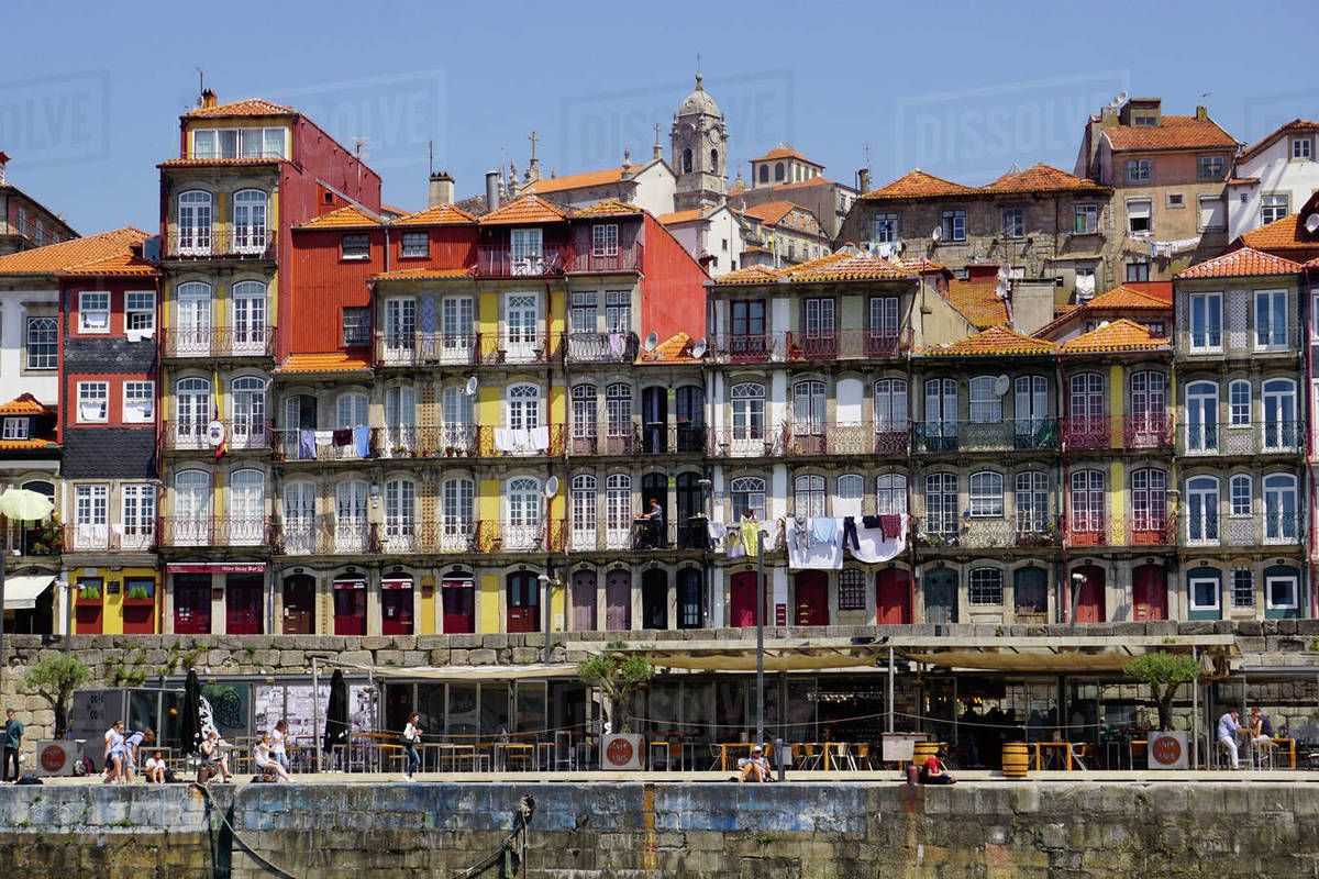 Ribeira district, UNESCO World Heritage Site, Porto (Oporto), Portugal ...