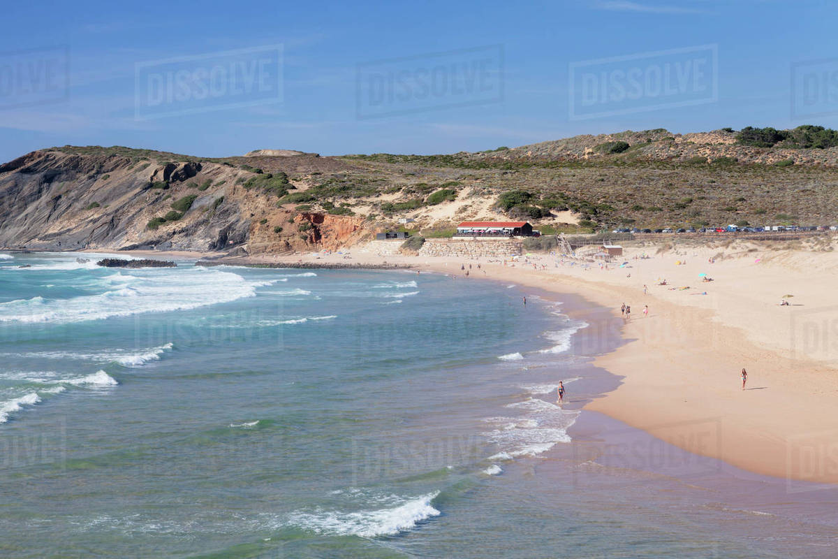 Praia da Amoreira Beach, Atlantic Ocean, Aljezur, Costa Vicentina ...