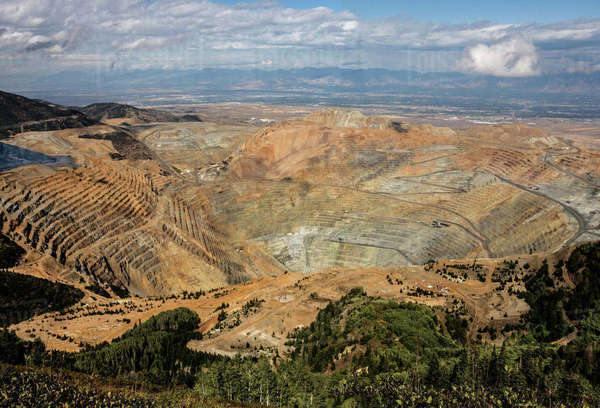 Bingham Canyon Copper Mine, Salt Lake City, Utah, United States of ...