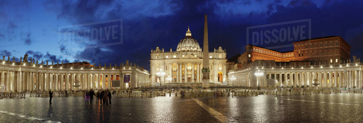 St. Peter's Basilica, St. Peter's Square, Colonnade of Bernini, UNESCO ...