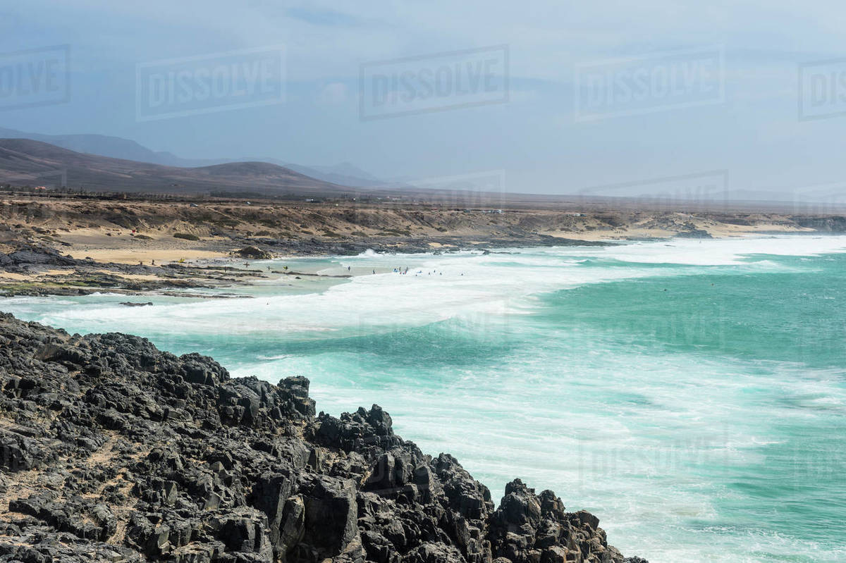 El Cotillo beach, El Cotillo, Fuerteventura, Canary Islands, Spain ...