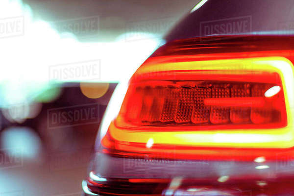 rear headlight of a modern car. - Royalty-free Stock Photo | Dissolve
