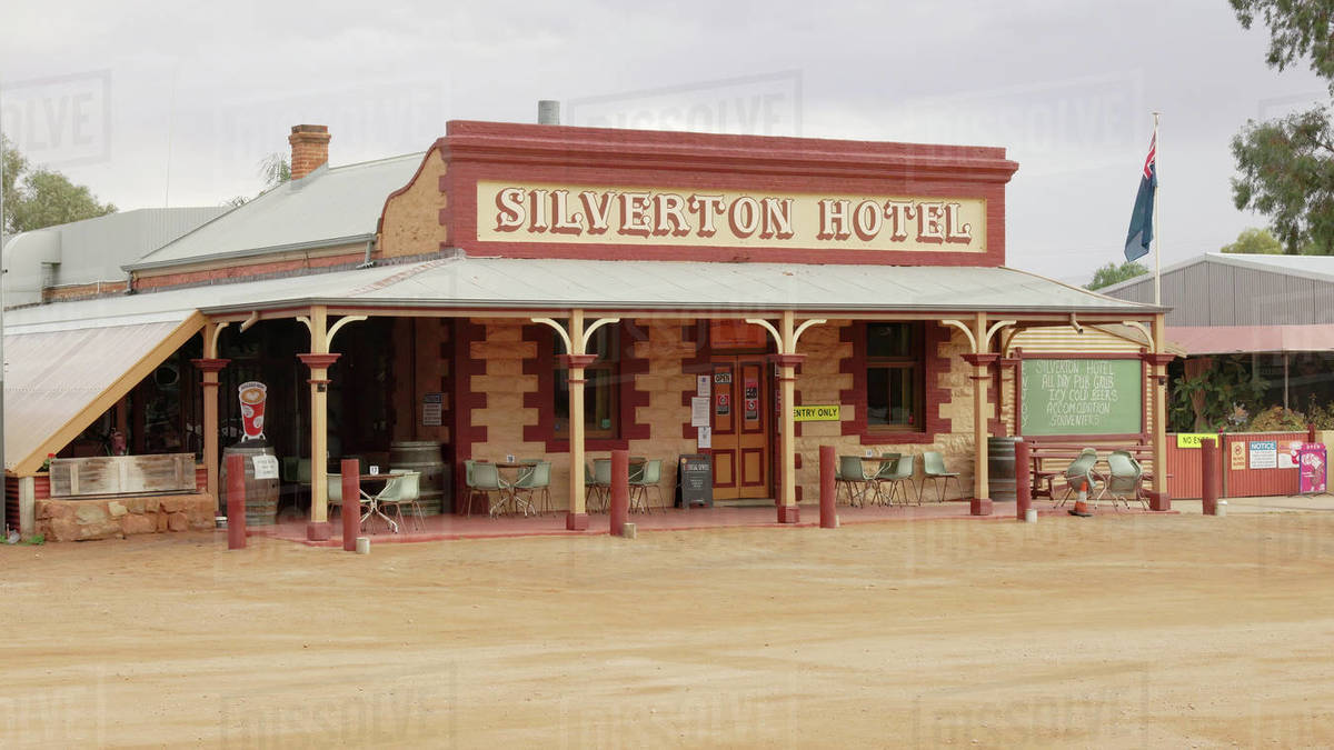 SILVERTON, AUSTRALIA - the historic silverton hotel near broken hill in ...