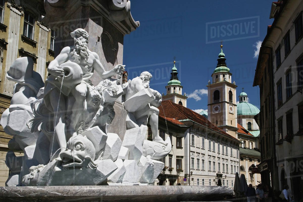 The Fountain of Three Camiolan Rivers, also known as The Robba Fountain ...