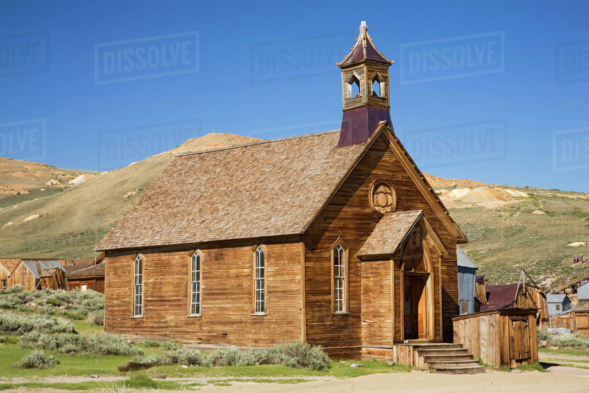 CA, Bodie State Historic Park, Methodist Church - Royalty-free Stock Photo | Dissolve