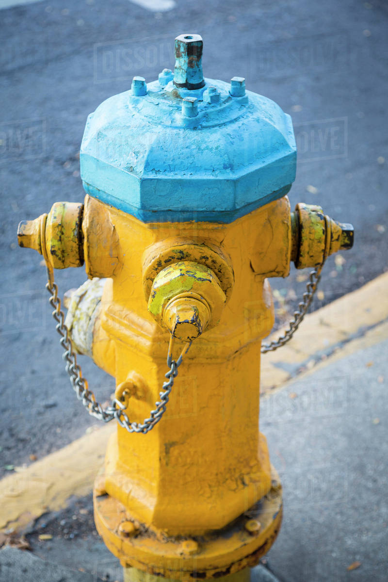 Montana, Missoula. Painted fire hydrant. - Royalty-free Stock Photo ...