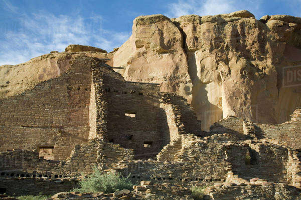 NM, New Mexico, Chaco Culture National Historic Park, Chaco Canyon ...
