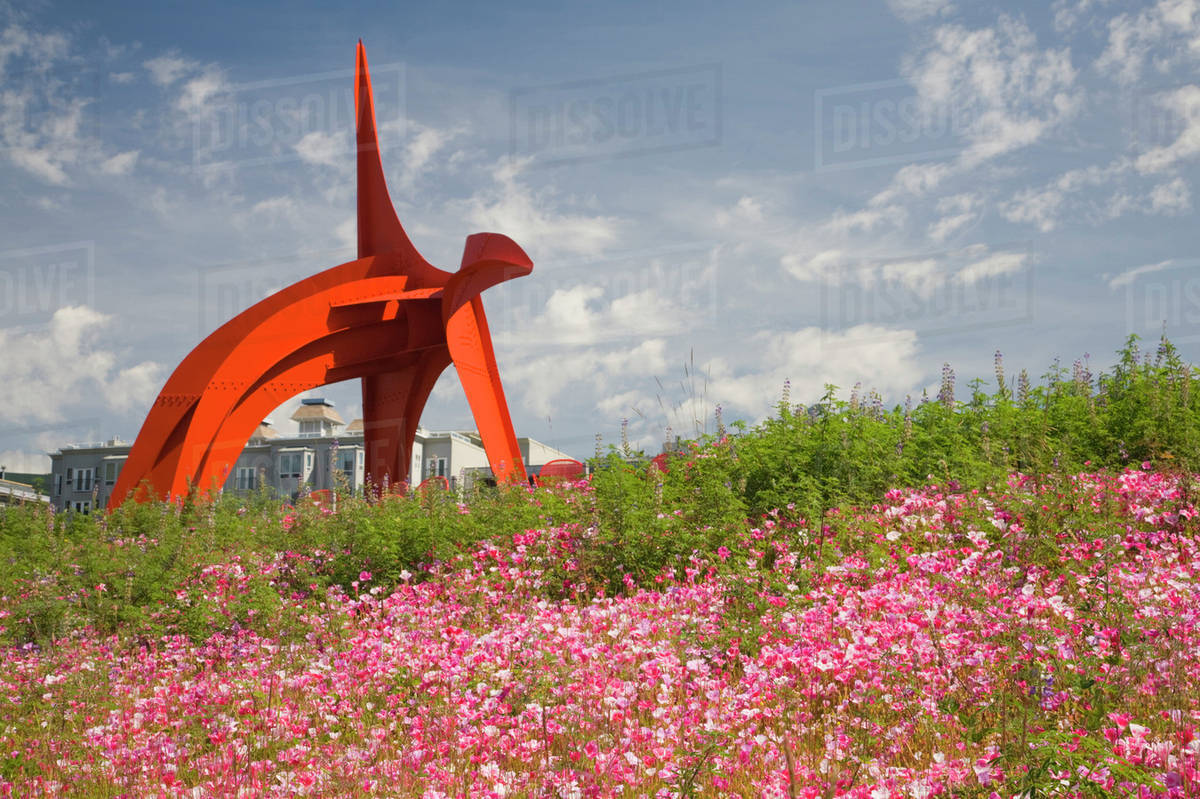 WA, Seattle, Seattle Art Museum, Olympic Sculpture Park, Eagle by ...