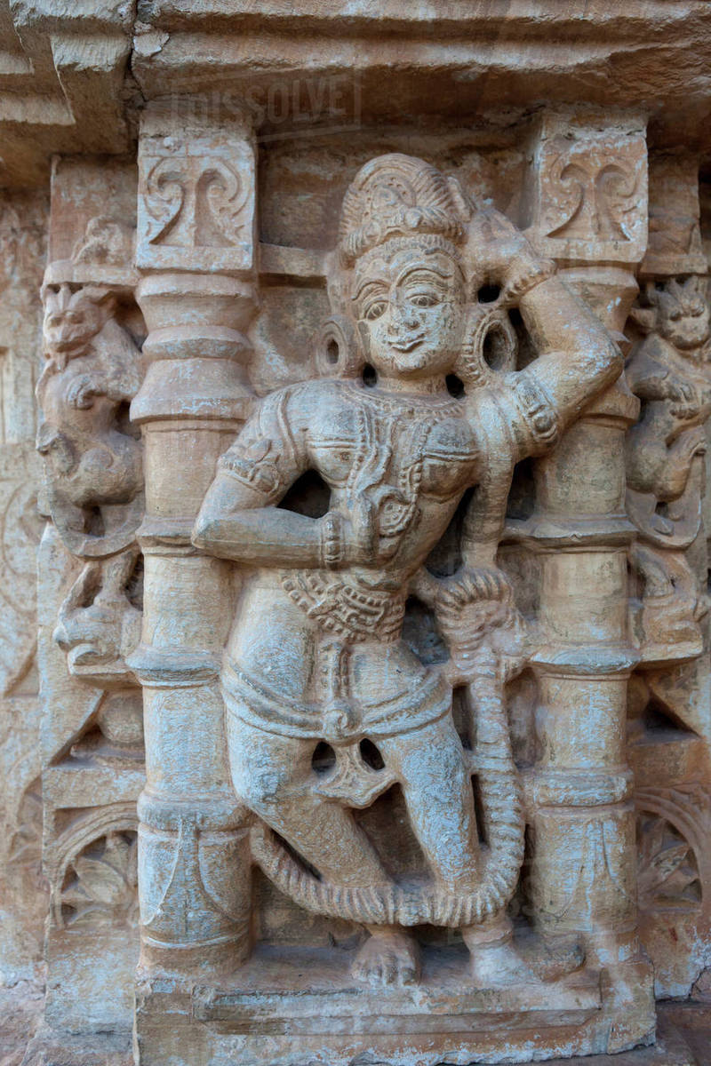 Bas relief. Chittaurgarh Citadel. 6th century. Rajasthan. India ...