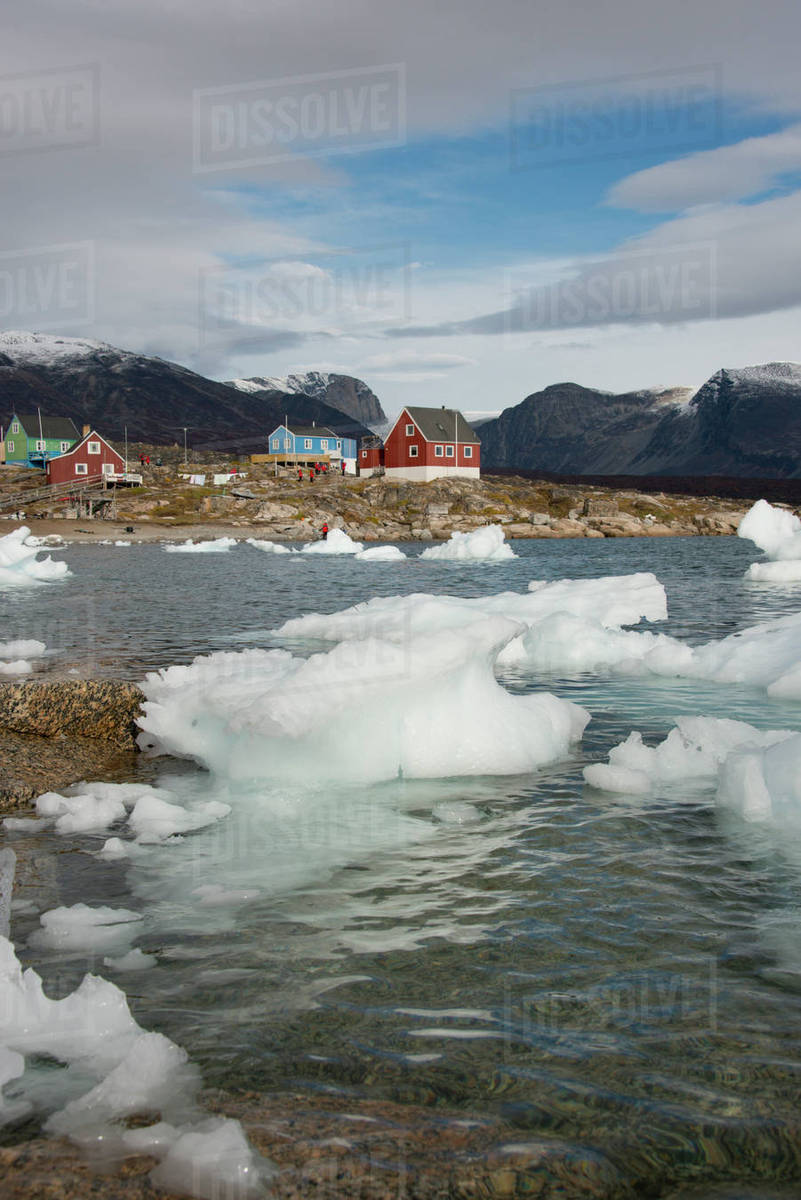 Greenland, Nuussuaq Peninsula, Disko Bay, Qaasuitsup municipality ...