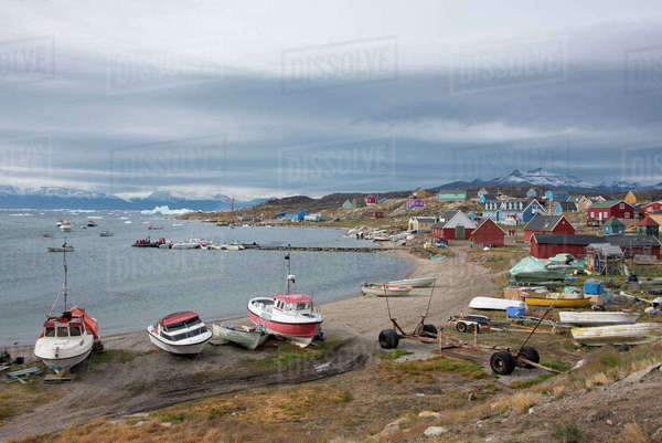 Greenland, Nuussuaq Peninsula, Disko Bay, Qaasuitsup municipality ...