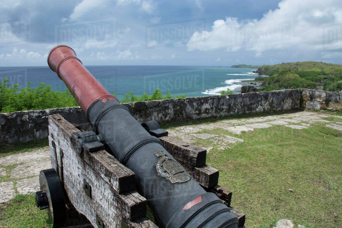 US Territory of Guam, Umatac. Historic Spanish Fort Nuestra Senora de ...